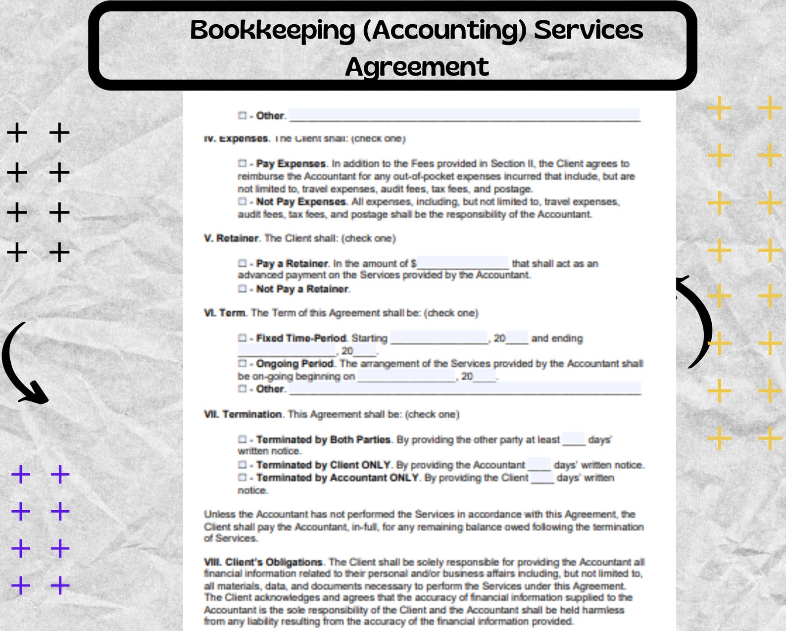 Bookkeeping (accounting) Services Agreement - Bookkeeping (accounting ...