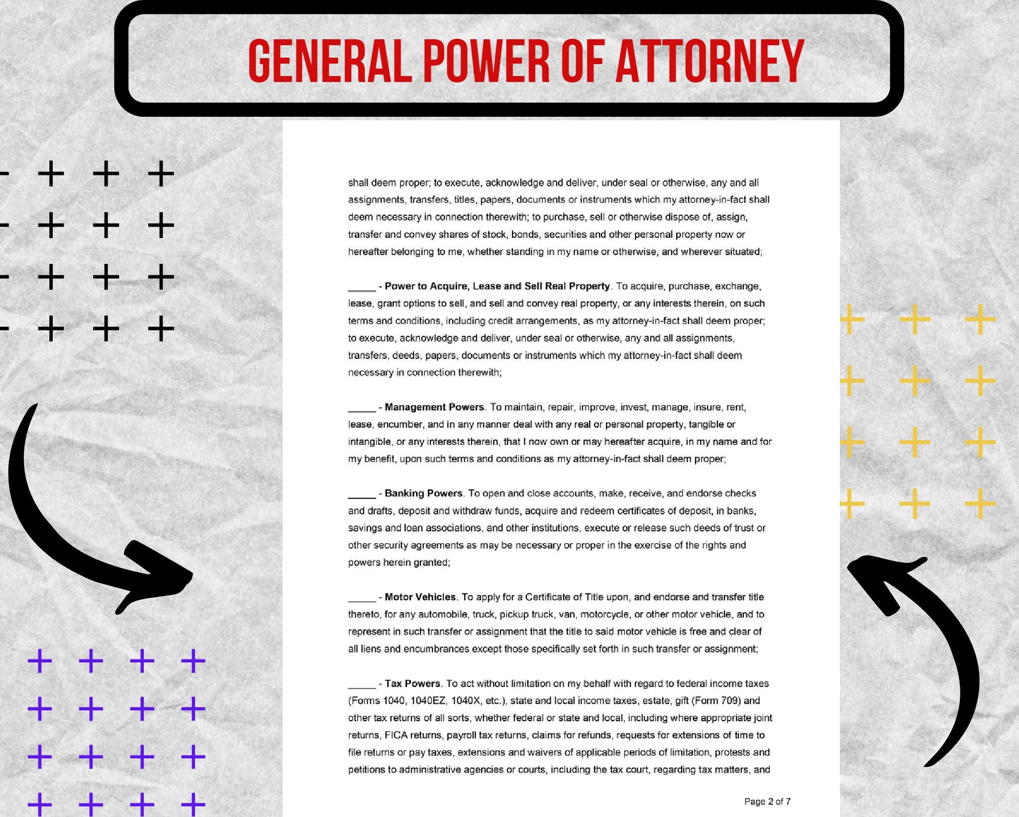 General Power of Attorney - General Power of Attorney Form - General ...