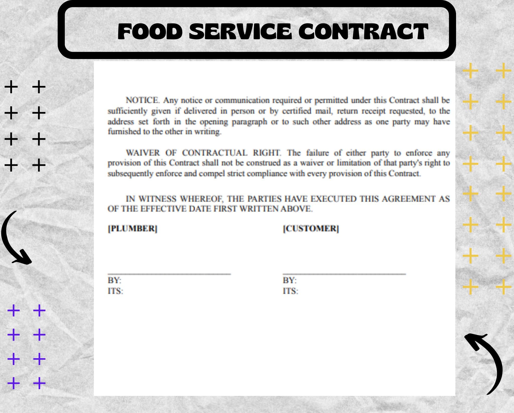 Food Services Contract Agreement - Food Services Contract Agreement ...