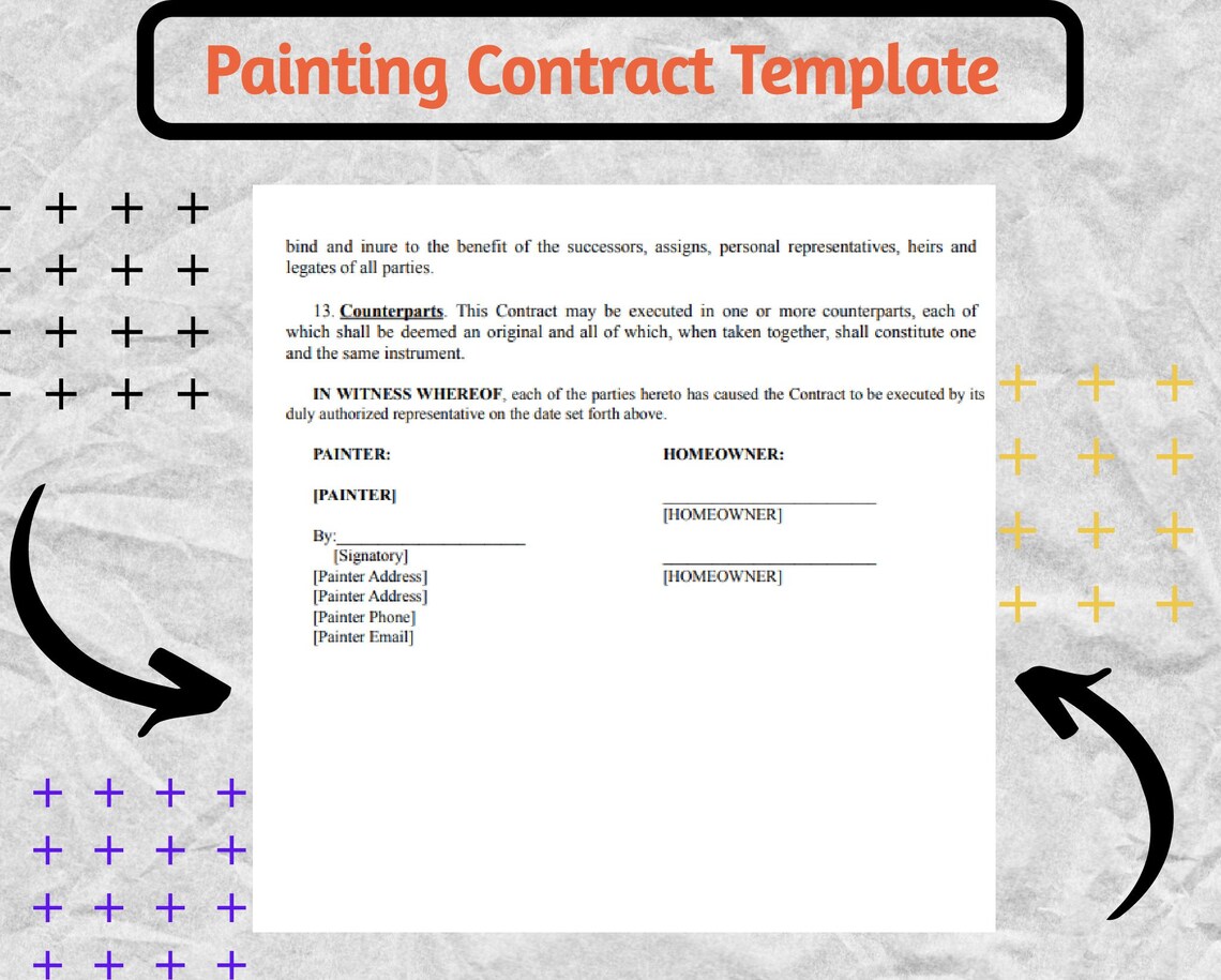 Painting Contract ,painting Contract Template , Painting Agreement ...