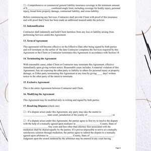 Truck Driver Contract Form - Truck Driver Independent Contractor ...