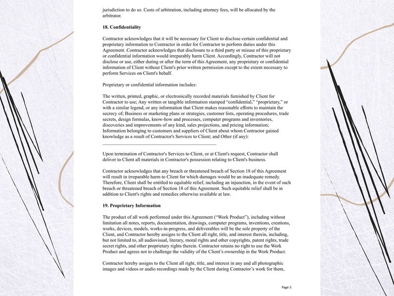 Truck Driver Contract Form - Truck Driver Independent Contractor ...