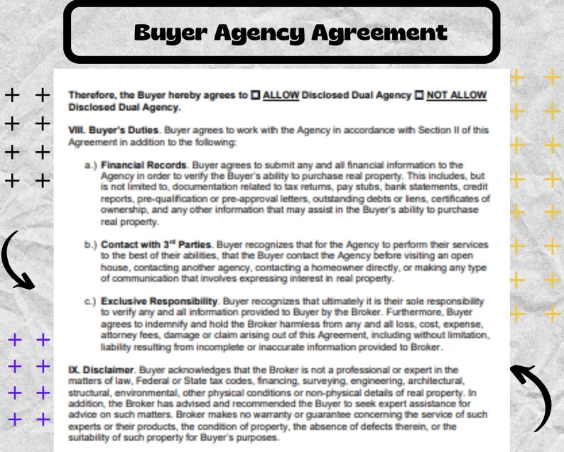 Buyer Agency Agreement - Buyer Agency Agreement Forms - Buyer Agency ...