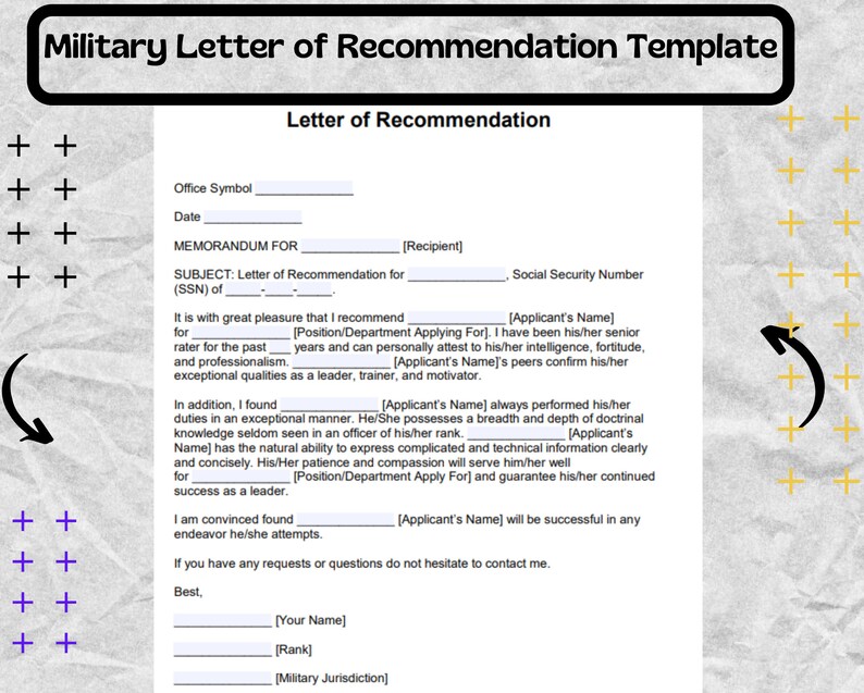 Military Letter of Recommendation - Military Letter of Recommendation ...