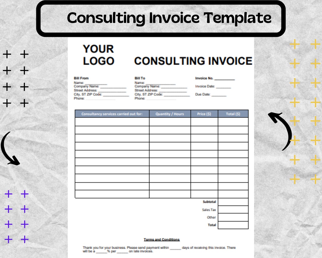 Consulting Invoice - Consulting Invoice Template - Consulting Invoice ...