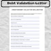 Debt Validation Letter - Debt Validation Letter Forms - Debt Validation ...