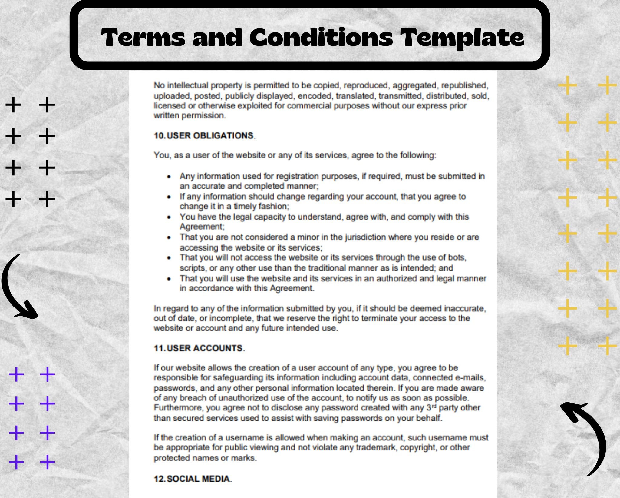 Terms and Conditions Templates - Terms and Conditions Forms - Terms and ...