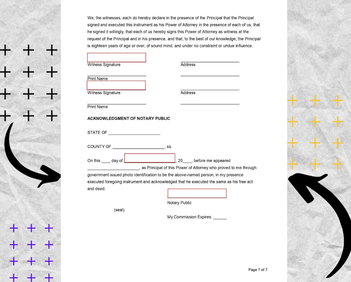 General Power of Attorney - POA - General Power of Attorney Form - POA ...