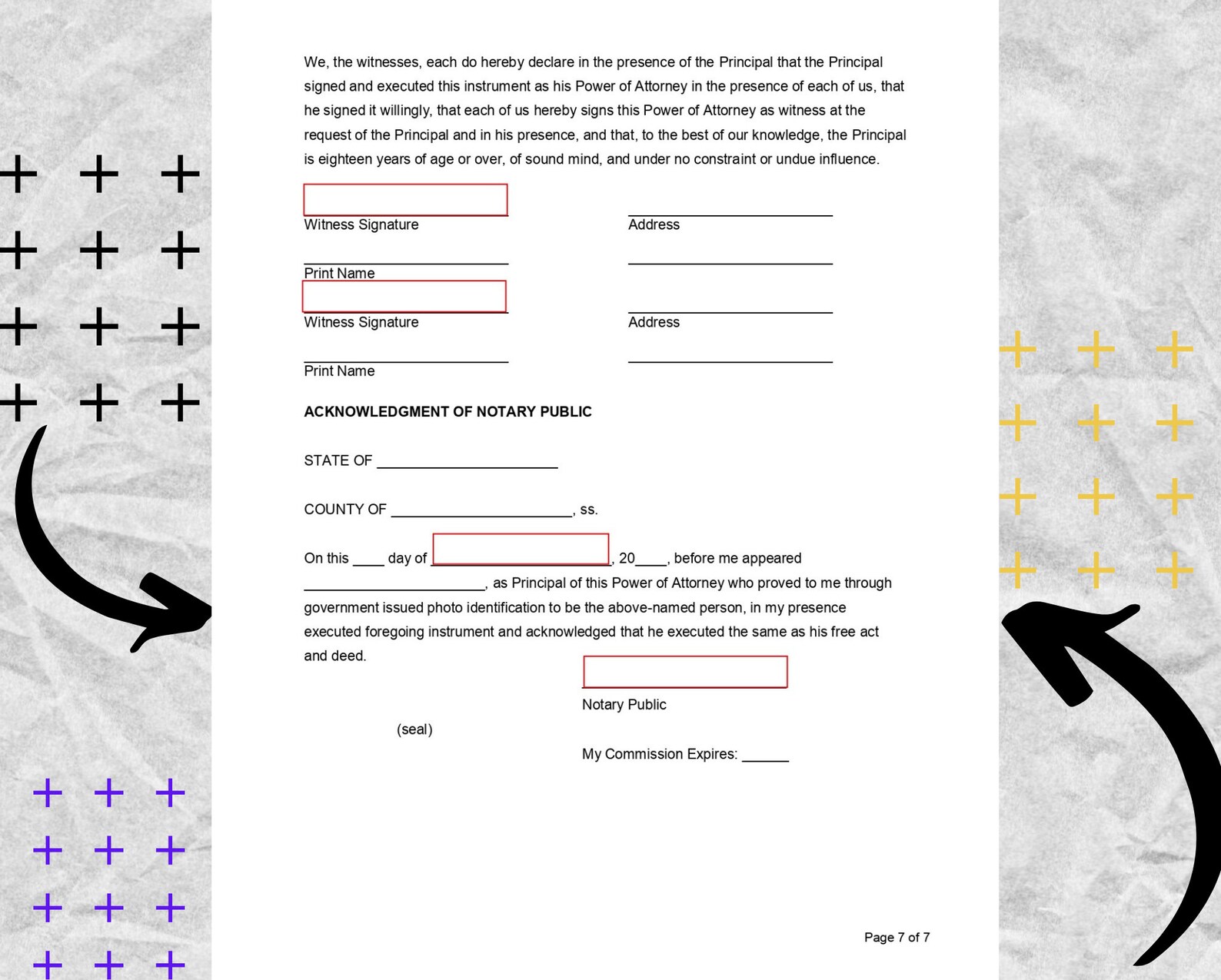 General Power of Attorney - POA - General Power of Attorney Form - POA ...