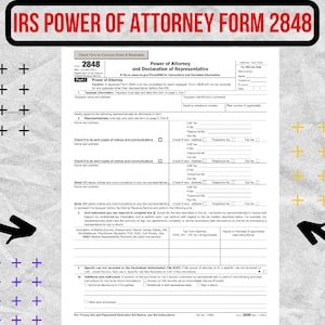IRS Power of Attorney Form 2848 | Revised Jan. 2021 | IRS Power of ...