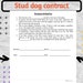 Stud Dog, Stud Dog Contract, Stud Dog Forms, Stud Dog Template, Stud ...
