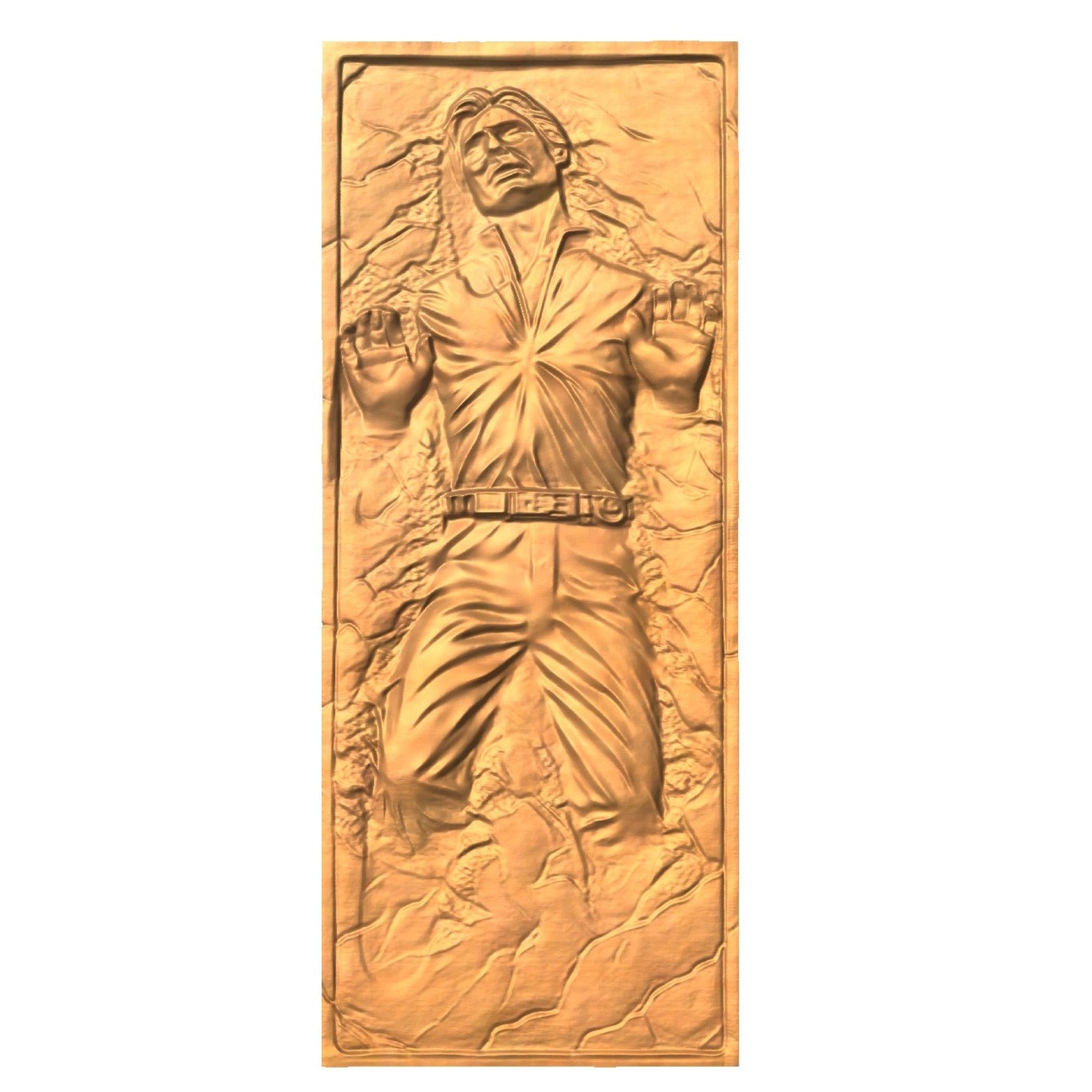 Han Solo Carbonite: Star Wars 3D STL Model (digital Download) - Etsy