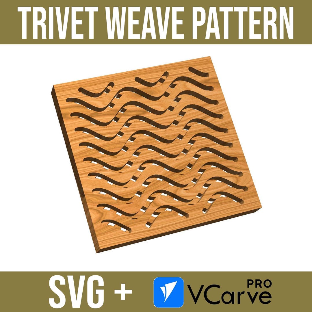 Trivet Cut File | CNC Wood Coaster Files | Laser Cut Files | Trivet ...