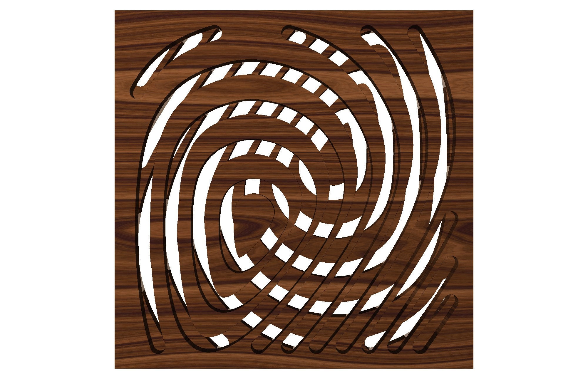 Trivet Topo 6 Inch Vectric Vcarve Pro File Vector Patterns - Etsy