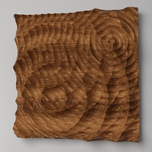 3D Wall Panel Design File CNC Stl File Dimensional Wall Art Carved Wood ...