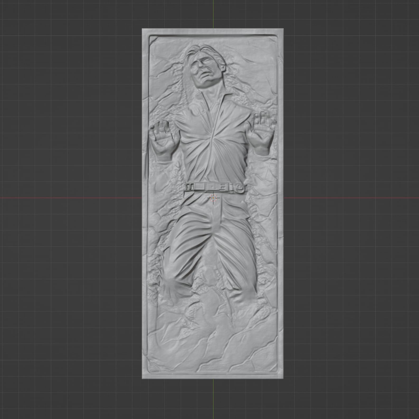 Han Solo Carbonite: Star Wars 3D STL Model (digital Download) - Etsy