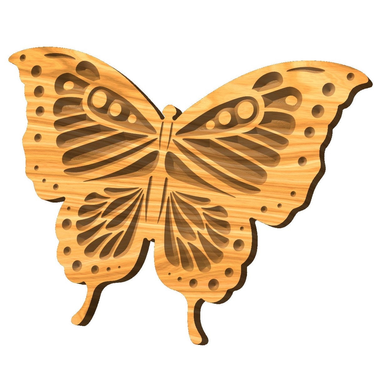 CNC File Butterfly Patterns Fancy Ornamental for V-carving or Graphic ...