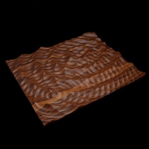 3D Wall Panel Design File CNC Stl File Dimensional Wall Art Carved Wood ...