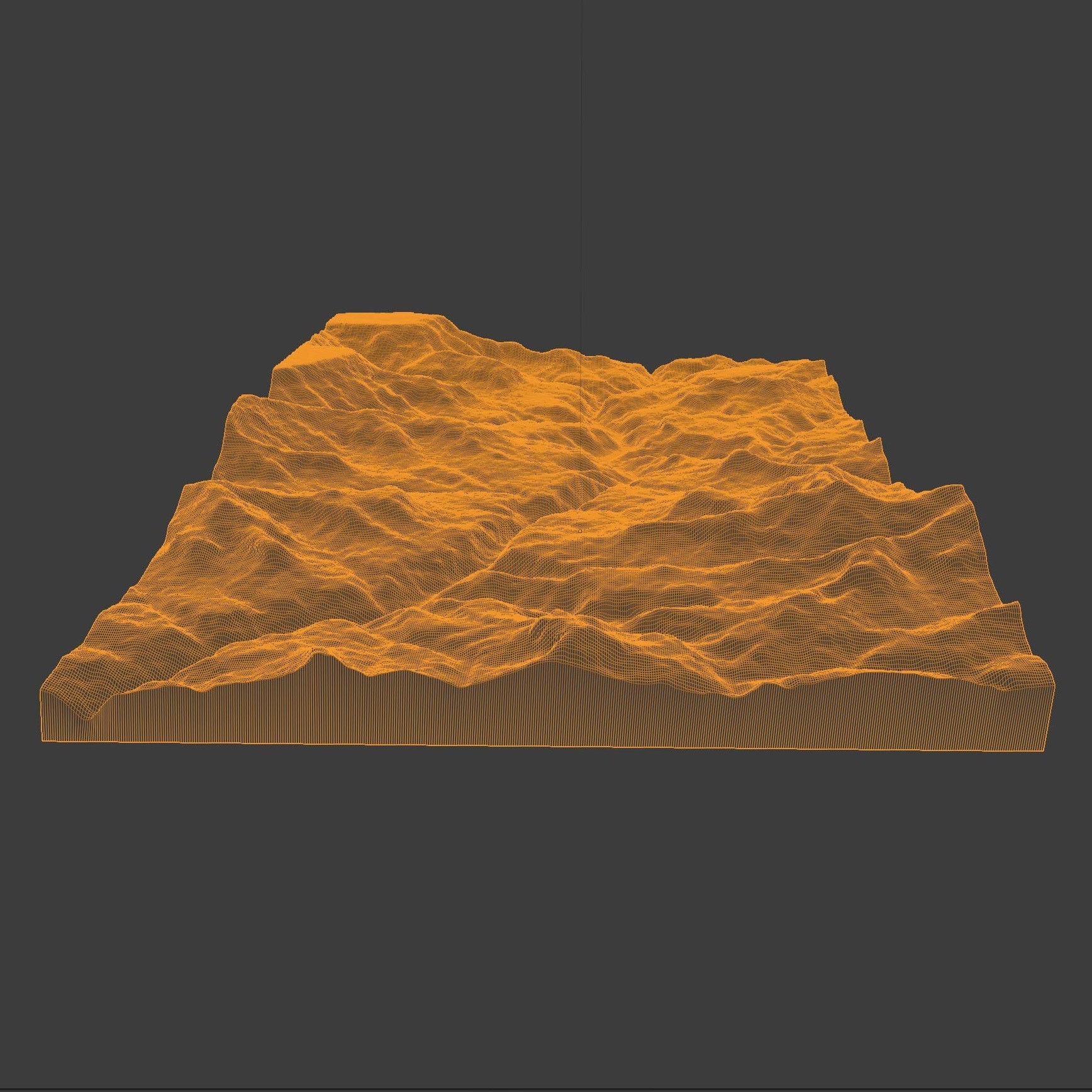 Grand Canyon USA 3D Topographic STL File for 3D Printing, CNC Carving ...