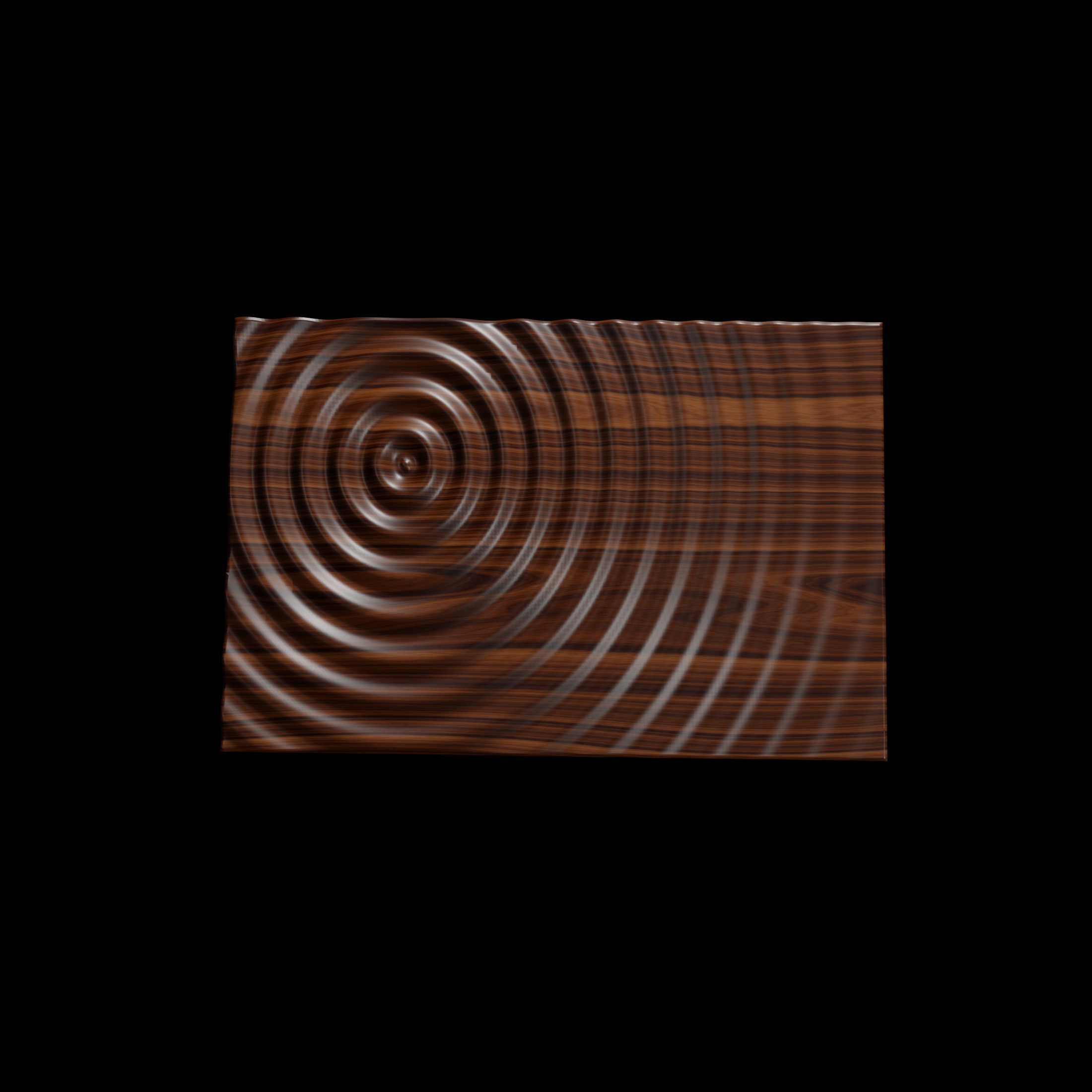 3D Water Ripple Wall Panel Design: CNC Carved Wood Relief (STL File) - Etsy