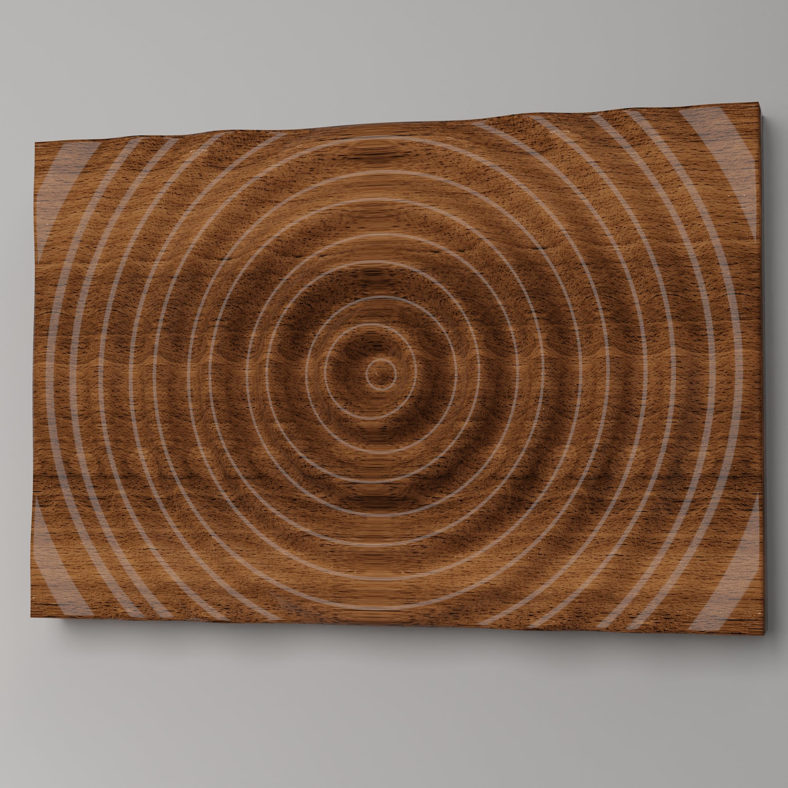 3D Water Ripple Wall Panel Design: CNC Carved Wood Relief (STL File) - Etsy