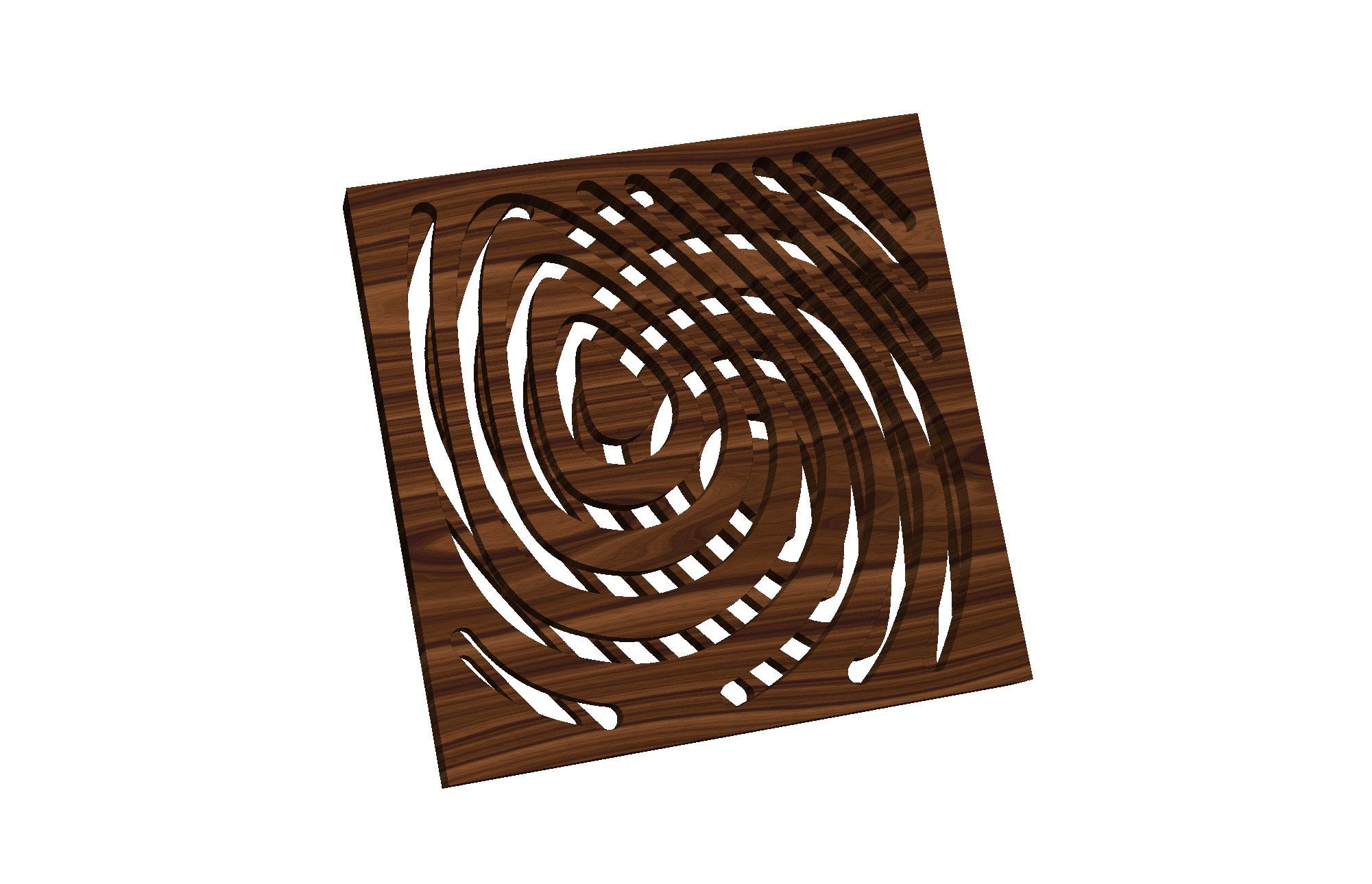 Trivet Topo 6 Inch Vectric Vcarve Pro File Vector Patterns 04 for CNC ...