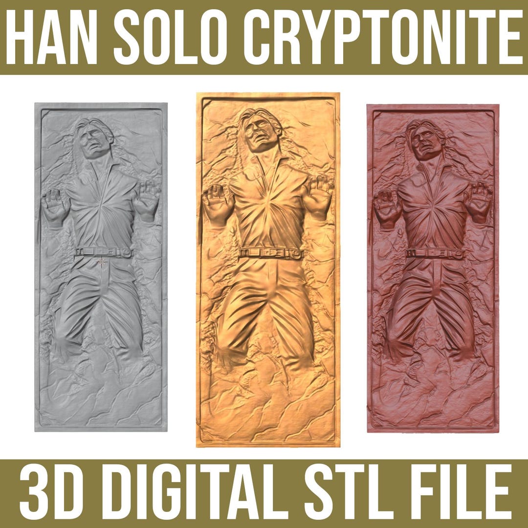 Han Solo Carbonite: Star Wars 3D STL Model (digital Download) - Etsy