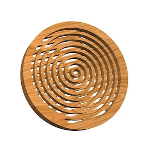 CNC Trivet Cut File: 6 Wood Coaster Designs (SVG, Vcarve) - Etsy