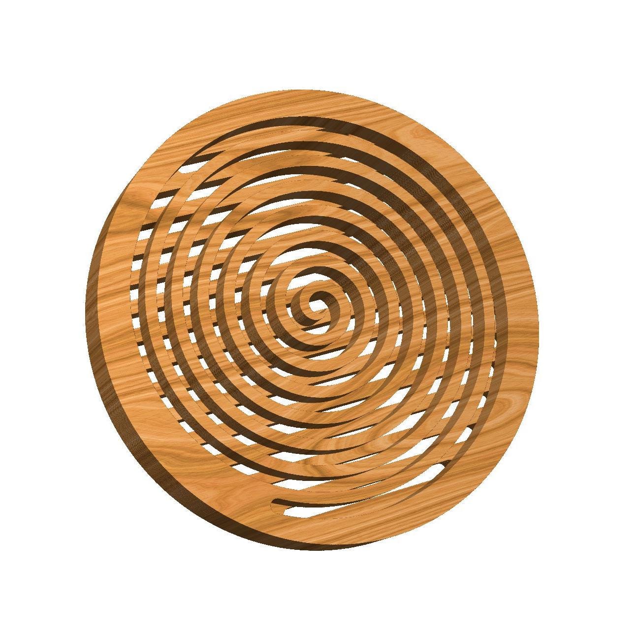 CNC Trivet Cut File: 6 Wood Coaster Designs (SVG, Vcarve) - Etsy