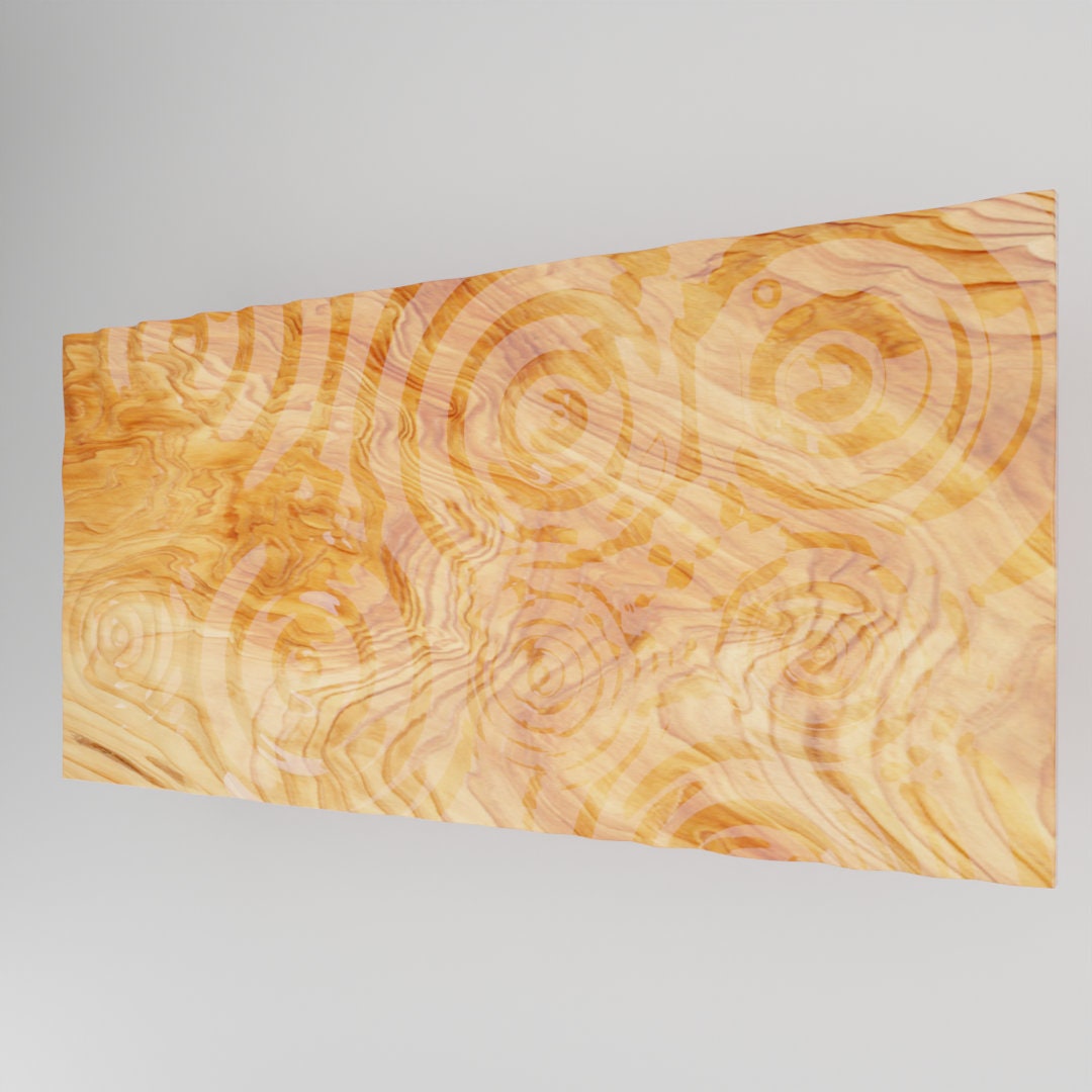 Table Top Water Drop Ripples Digital 3D STL File for CNC Printing ...