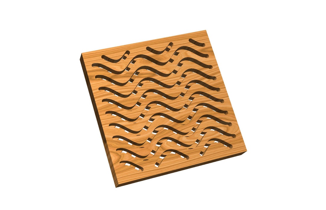 Trivet Weave Square 8 Inch Vectric Vcarve Pro File Vector Patterns 01 ...