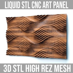 3D Wall Panel Design File | CNC Stl File | Dimensional Wall Art ...
