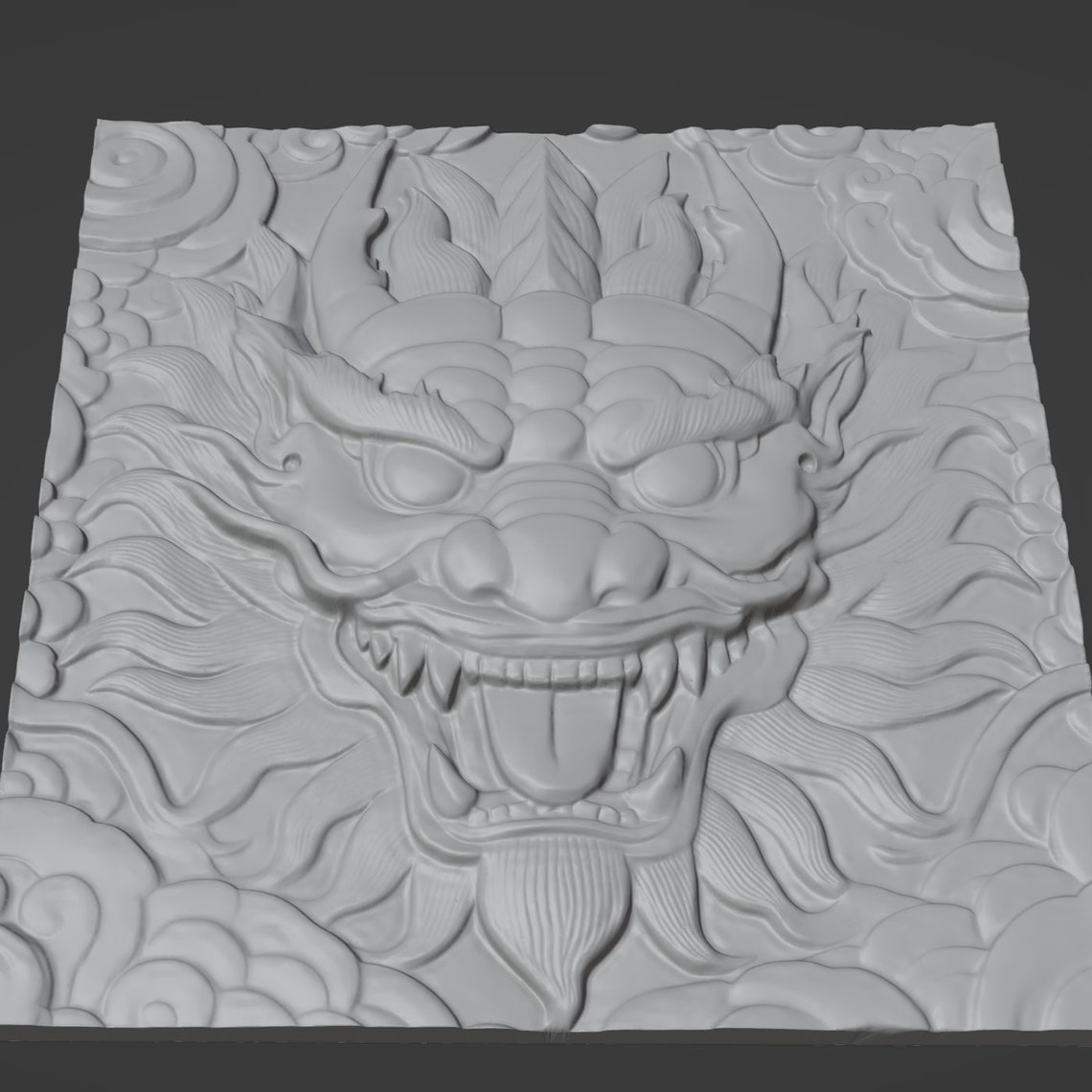 3D Chinese Dragon STL File: Vectric Vcarve CNC Design - Etsy