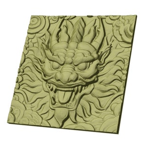 3D Chinese Dragon STL File: Vectric Vcarve CNC Design - Etsy