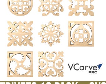 Pan Trivet Vector Files / Stl, Svg, & DXF / CNC Files Laser Engraving ...