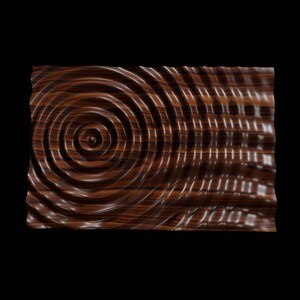 Wood Ripple Pattern Art | 3D Wall Panel Design File | Decorative Wood ...