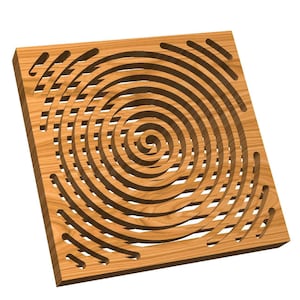 CNC Trivet Cut File: 6 Wood Coaster Designs (SVG, Vcarve) - Etsy