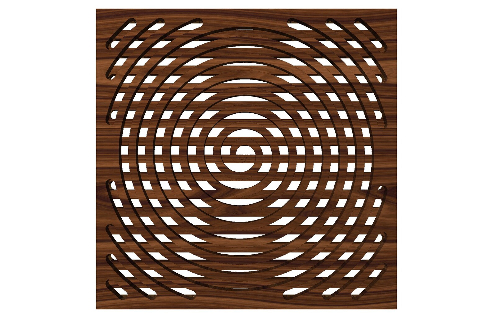 Spiral Trivet Cut File: CNC Wood Coaster Design (SVG, CRV) (digital ...
