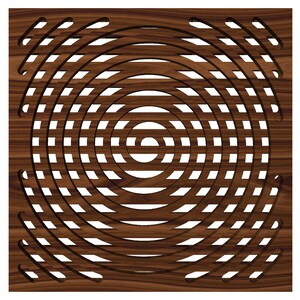 Spiral Trivet Cut File: CNC Wood Coaster Design (SVG, CRV) (digital ...