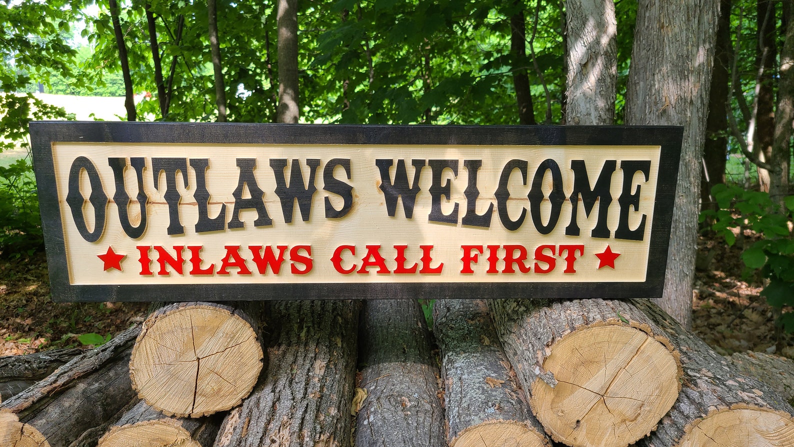 Outlaws Welcome Sign SVG: CNC Carving File (digital Download) - Etsy