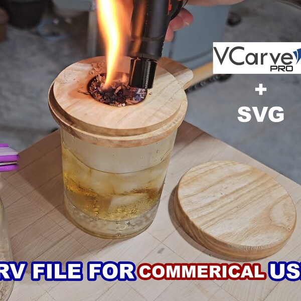 Whiskey Smoker Files for Cnc - Etsy