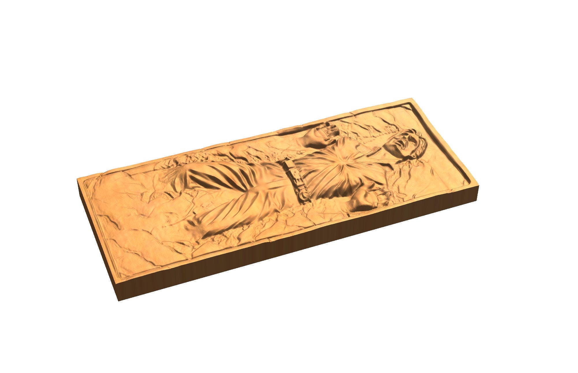 Han Solo Carbonite: Star Wars 3D STL Model (digital Download) - Etsy