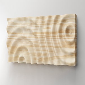 3D Wall Panel Design File CNC Stl File Dimensional Wall Art Carved Wood ...