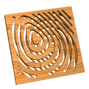 CNC Trivet Cut File: 6 Wood Coaster Designs (SVG, Vcarve) - Etsy