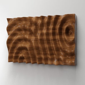 3D Wall Panel Design File CNC Stl File Dimensional Wall Art Carved Wood ...