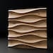 Wispy Waves 3D Wall Panel Design: Tileable CNC STL File (digital ...