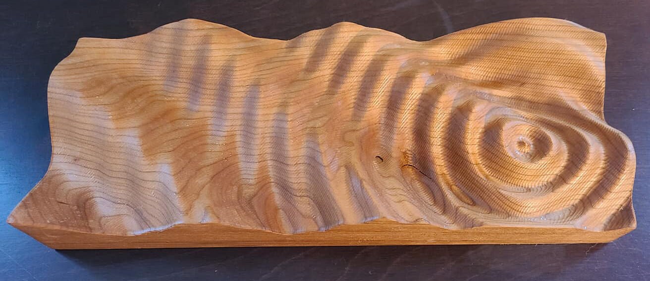 Wall Art Decorative Wood Water Drop Ripple Dramatic for CNC 3D Printing ...