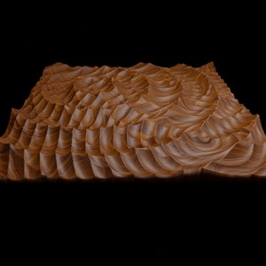 3D Wall Panel Design File CNC Stl File Dimensional Wall Art Carved Wood ...