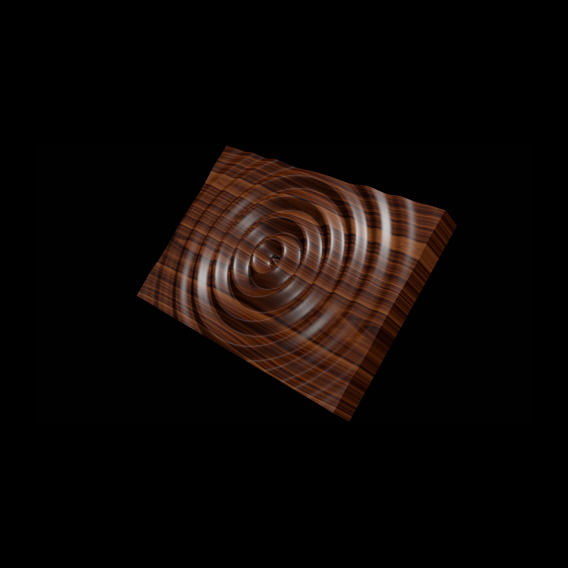 3D Water Ripple Wall Panel Design: CNC Carved Wood Relief (STL File) - Etsy