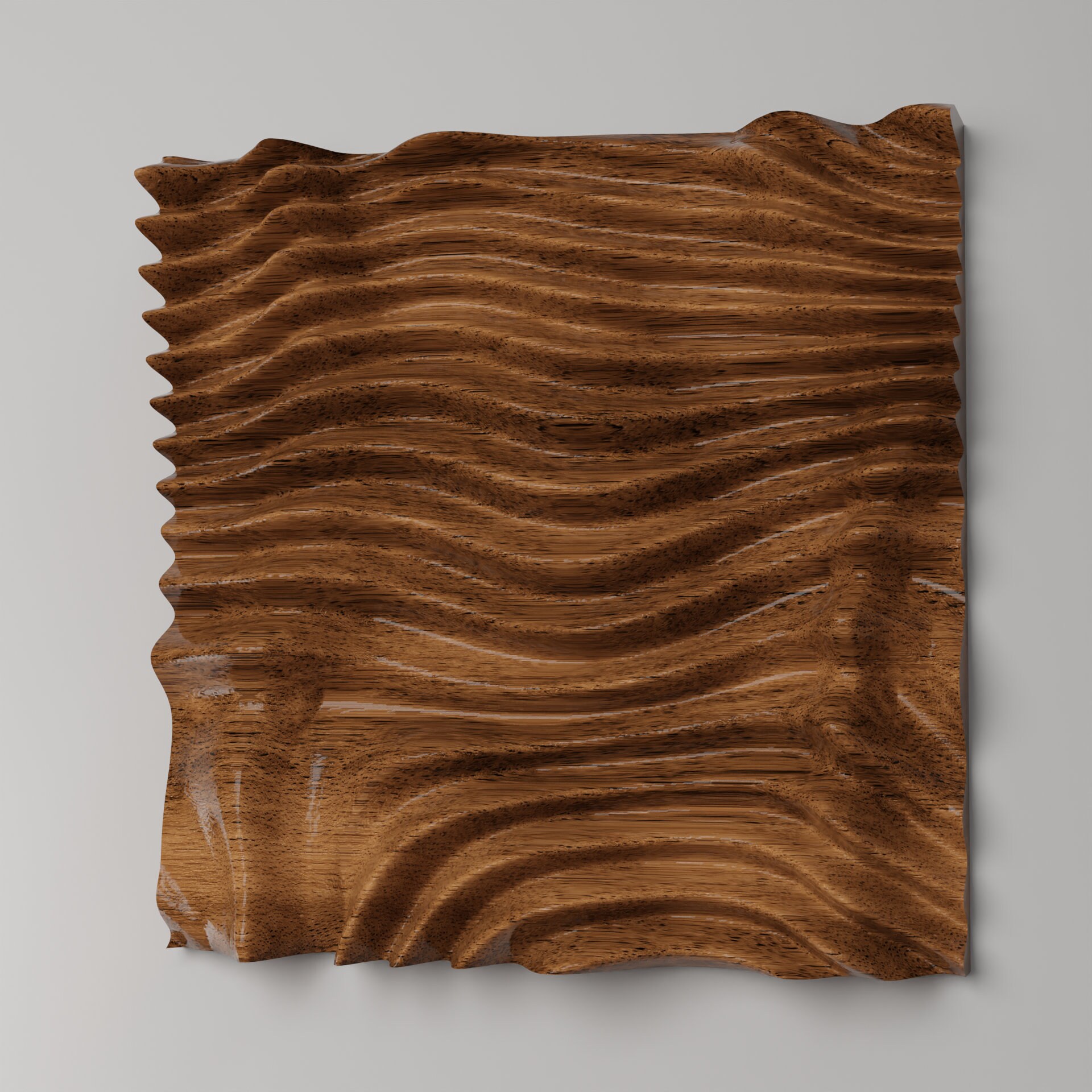 3D Wavy Wall Panel Design: CNC STL File (digital Download) - Etsy